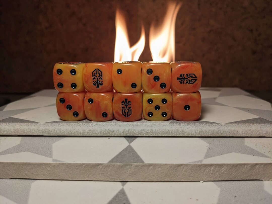 Dwarven Dice 16mm Inspired by Sci-fi 10x - Etsy