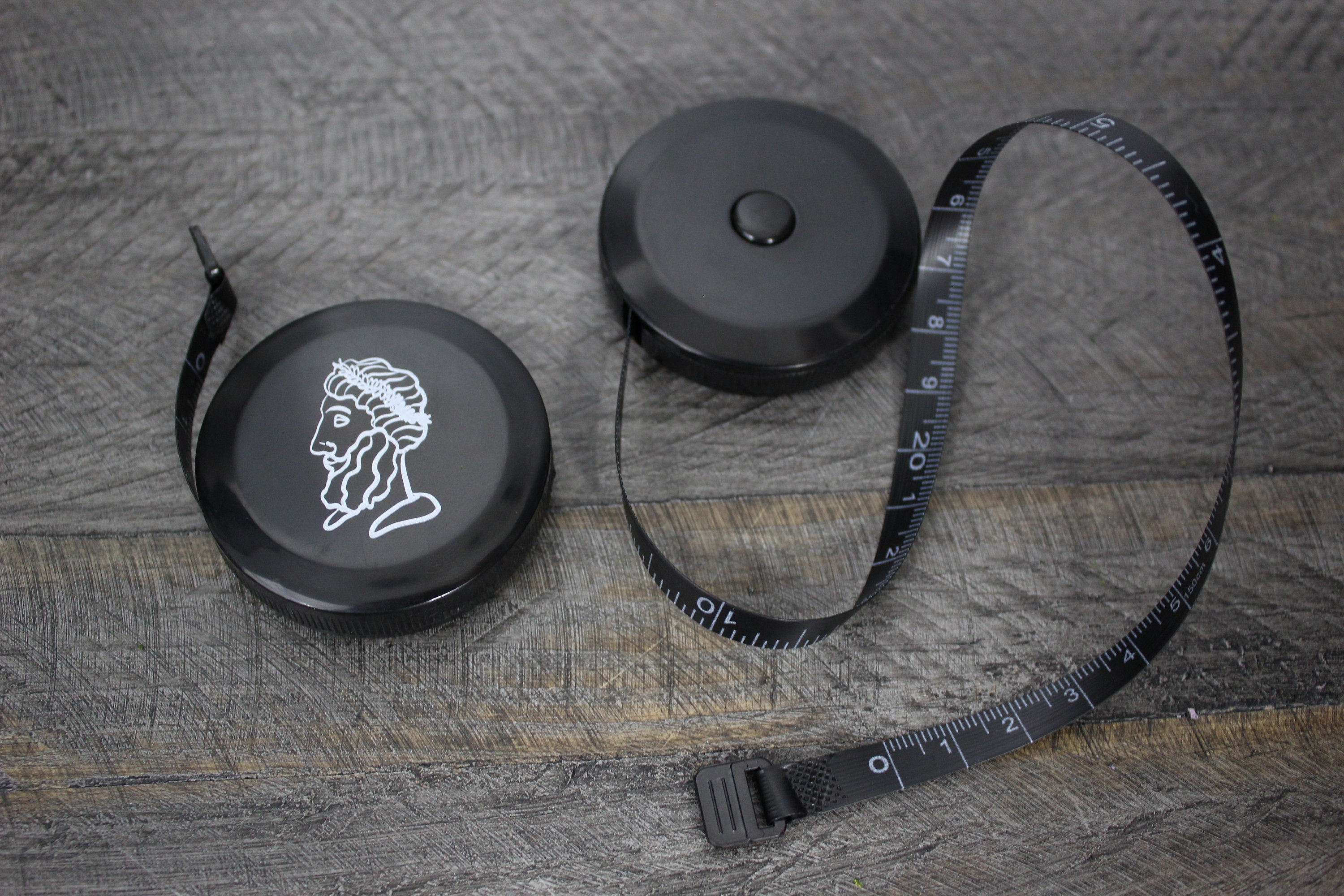 Black Ikarus Project Mini Retractable Tape Measure | Etsy