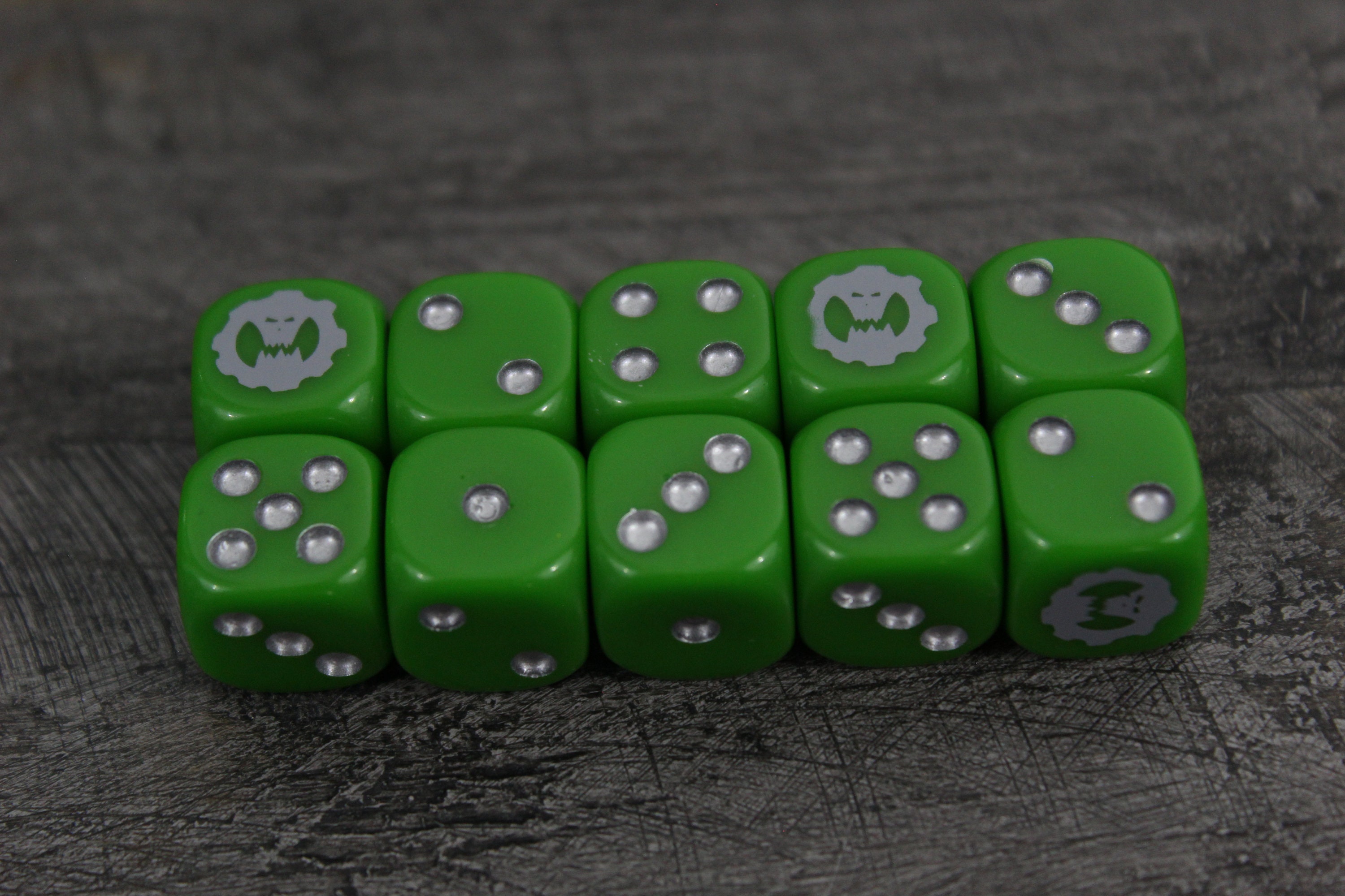 Ork COG Dice 10x Inspired by Warhammer 40K - Etsy Canada