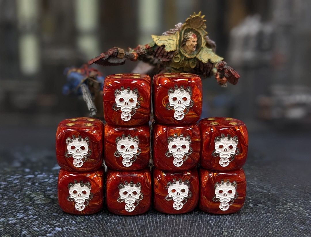 Skull Taker Dice 16mm Inspired by Sci-fi 10x - Etsy