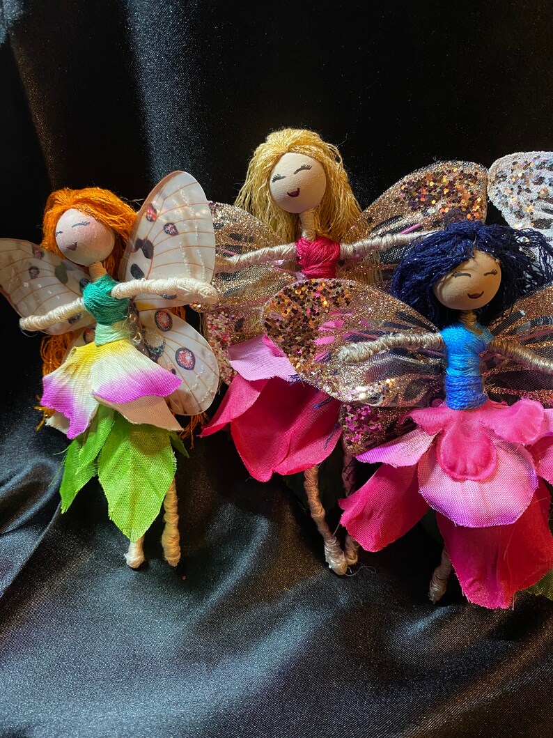 Miniature Mini Handmade Fairy With Accessories - Etsy