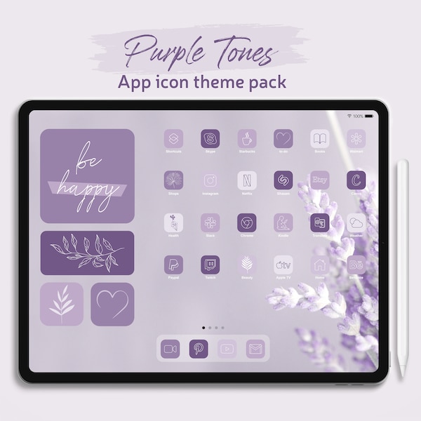 iPad Wallpaper Aesthetic Purple - Etsy