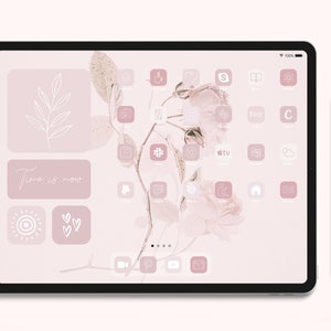 Pink Aesthetic Ipad App Icons Pack Blush Pink Tones Ipad - Etsy