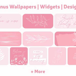 Pink Blush iPad App Icon Pack | Pink Tones Filled and Thin Icons ...