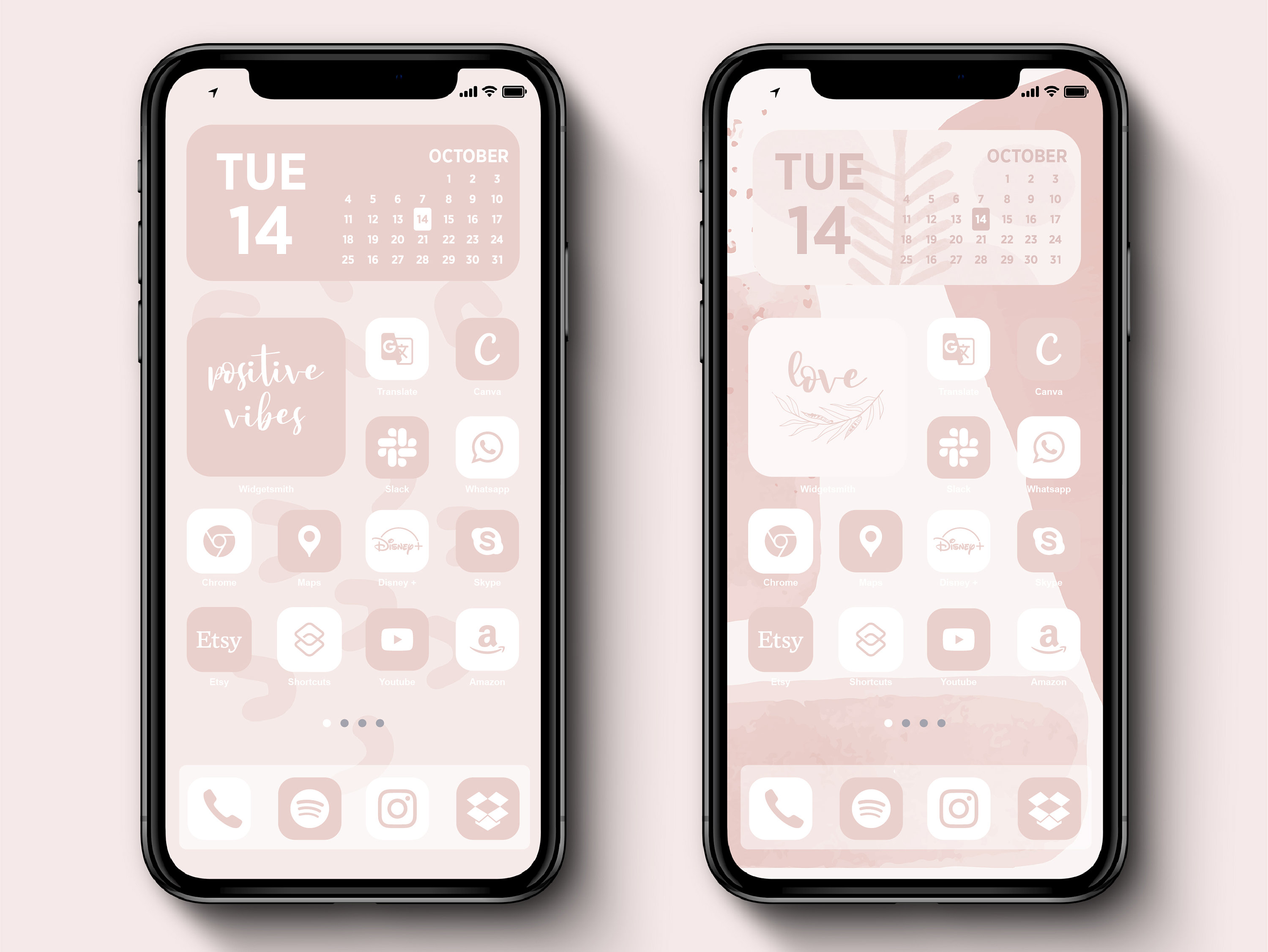 Iphone Ios App Icons Theme Pack 240 Soft Pink Icons Bundle | Etsy Canada