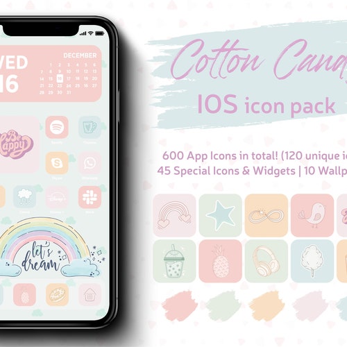 Pastel Theme Icons Pack for Ios Home Screen - Etsy