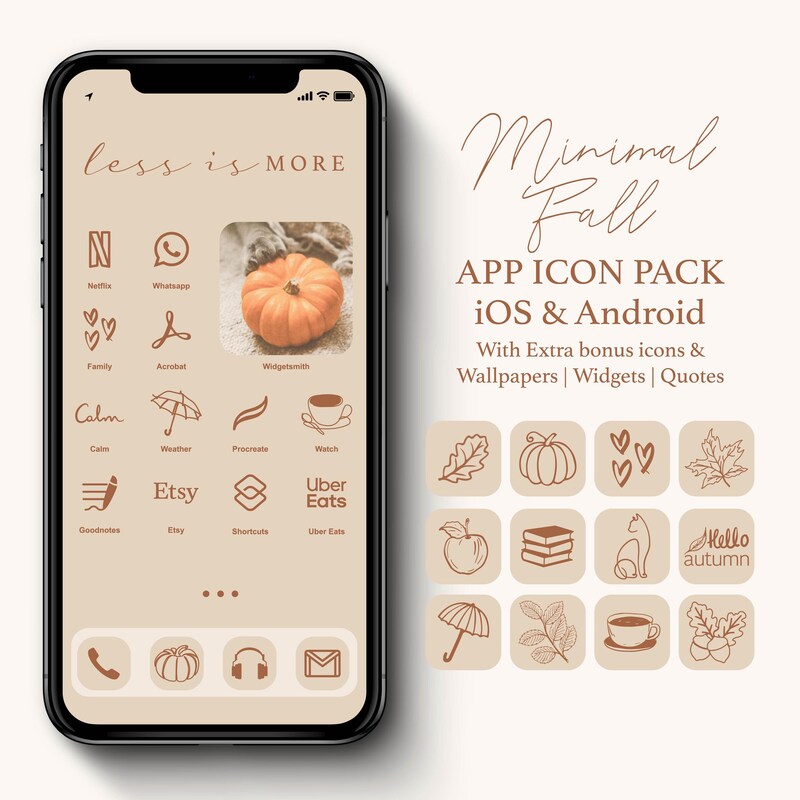 Fall App Icons - Etsy