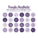 Purple Aesthetic Instagram Highlight Set, Lilac Lifestyle Story Covers ...