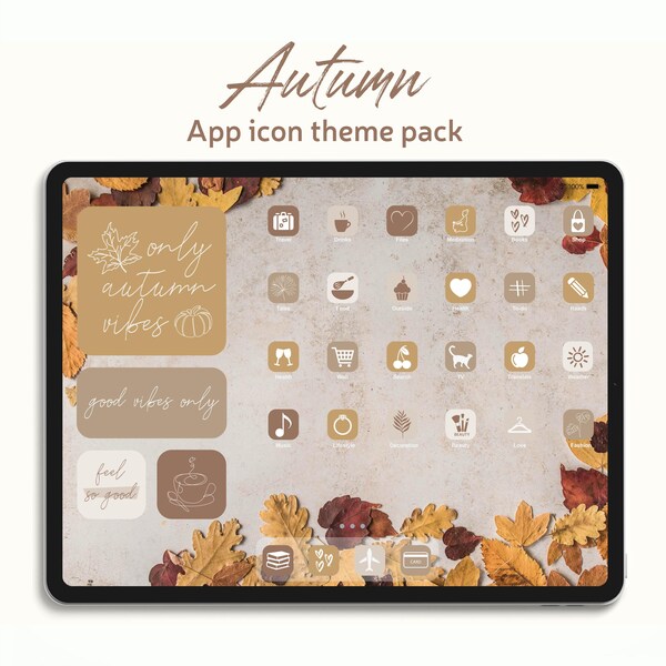 Fall App Icons - Etsy