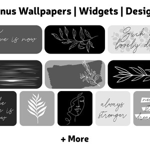 Black & Gray App Icon Pack for iPhone | Minimalist Black Ios Theme Pack ...