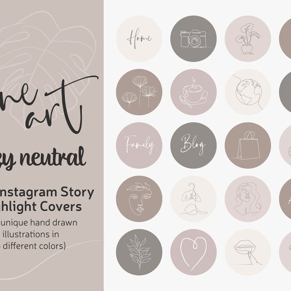 Instagram Highlight Icons - Etsy