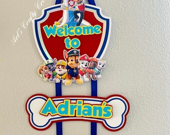 Paw Patrol Wood Sign - Etsy