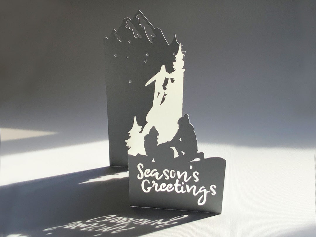 Digital Download Template. Christmas Winter Joy, Snowman, Snowboard ...