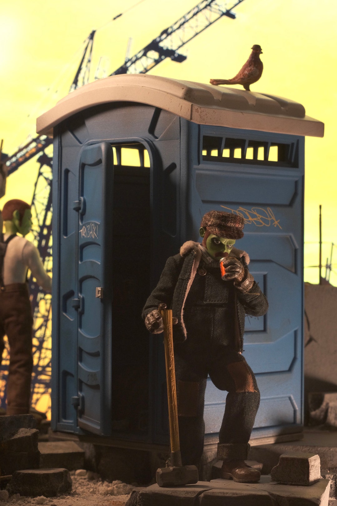 The Porta-potty by Grime City / Pre-order, Replica Porta Potty in 1/12 ...