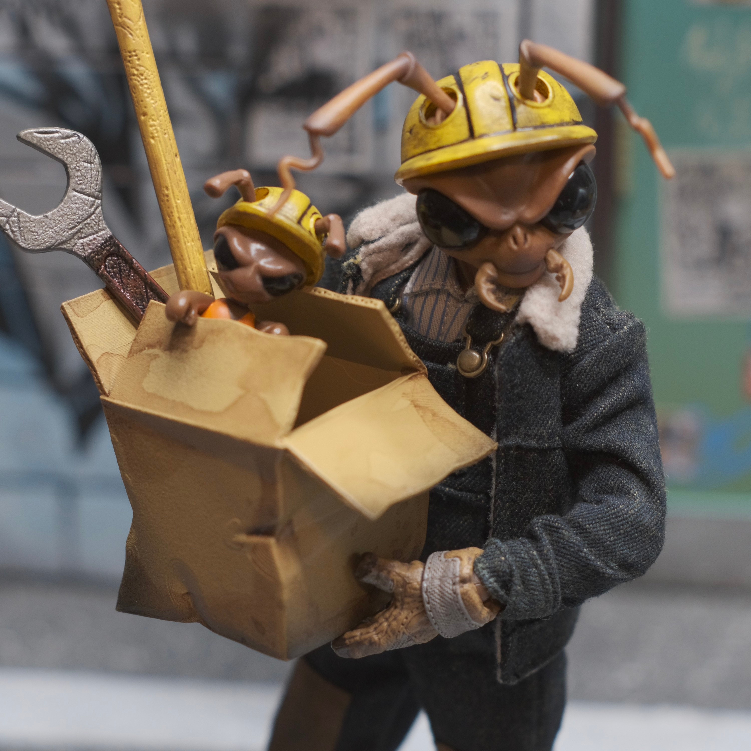 1:12 Scale Cardboard Box Replica, This is Made of Plastic! Hand Painted ...