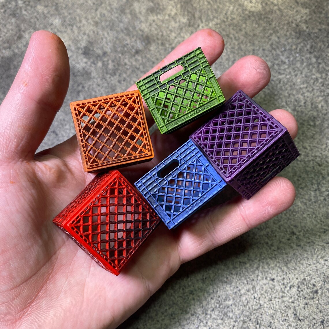 1:12 Scale TMNT Ninja Turtle Milk Crates Set of 5 Hand - Etsy