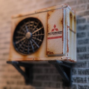 1:12 Scale Air Conditioner Unit / AC Unit - Hand Painted Diorama ...