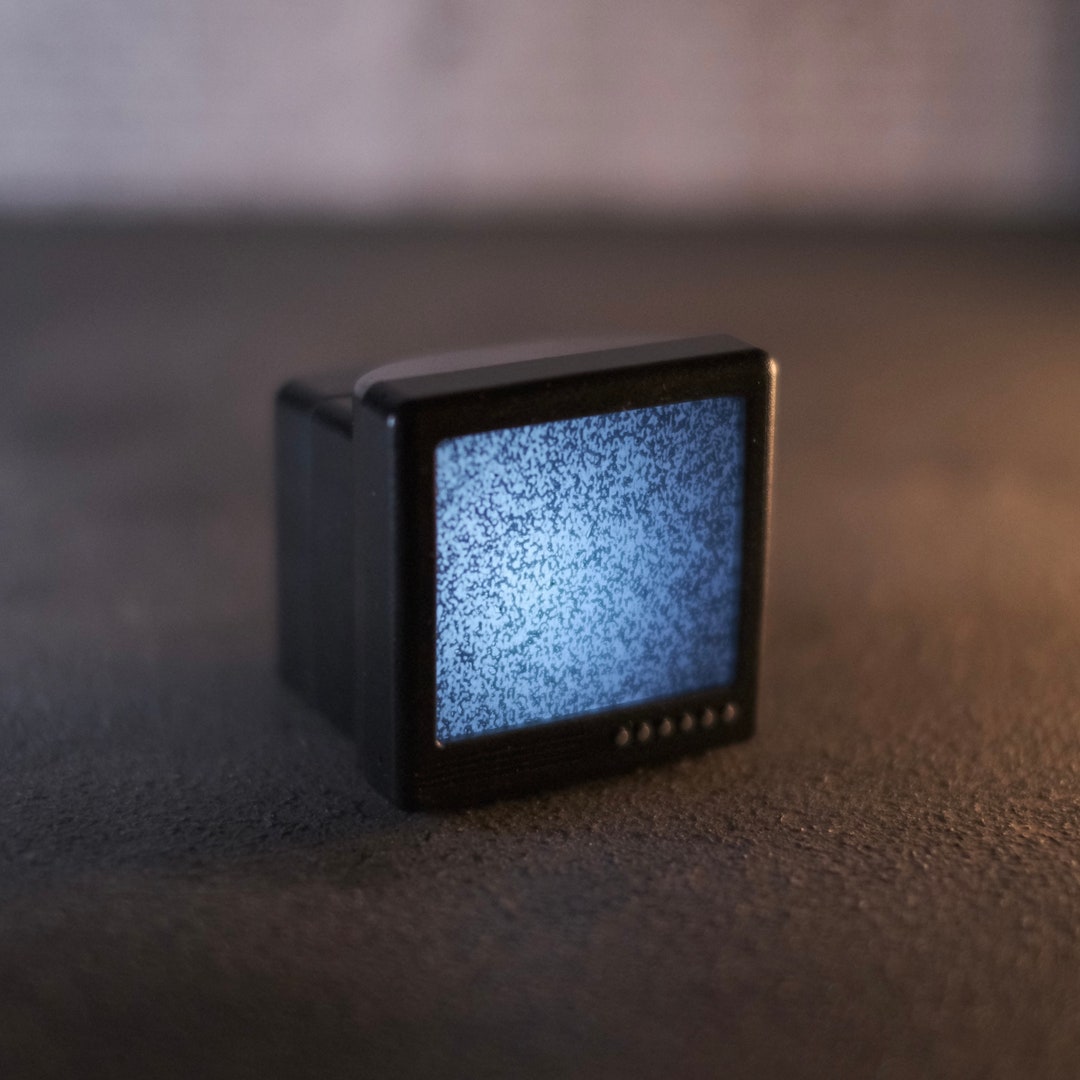 New! 1:12 Scale Television - Miniature T.V. by Grime City / Built in ...
