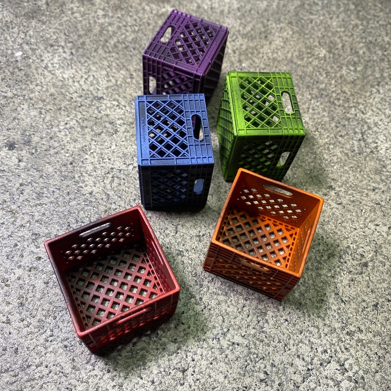 1:12 Scale TMNT Ninja Turtle Milk Crates Set of 5 Hand - Etsy