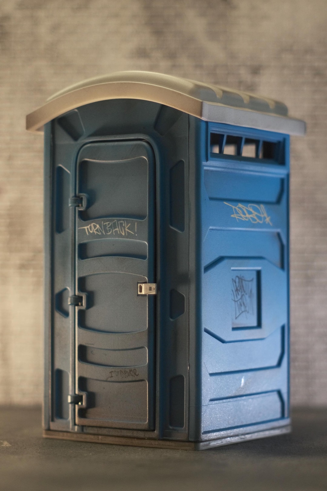 The Porta-potty by Grime City / 8.75" Tall 1:12 Scale Replica Porta ...