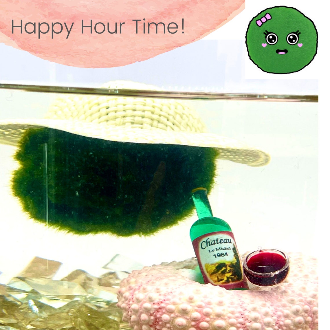 2 Moss Ball Hats Moss Ball Cowboy Hat plus Straw Hat | Etsy