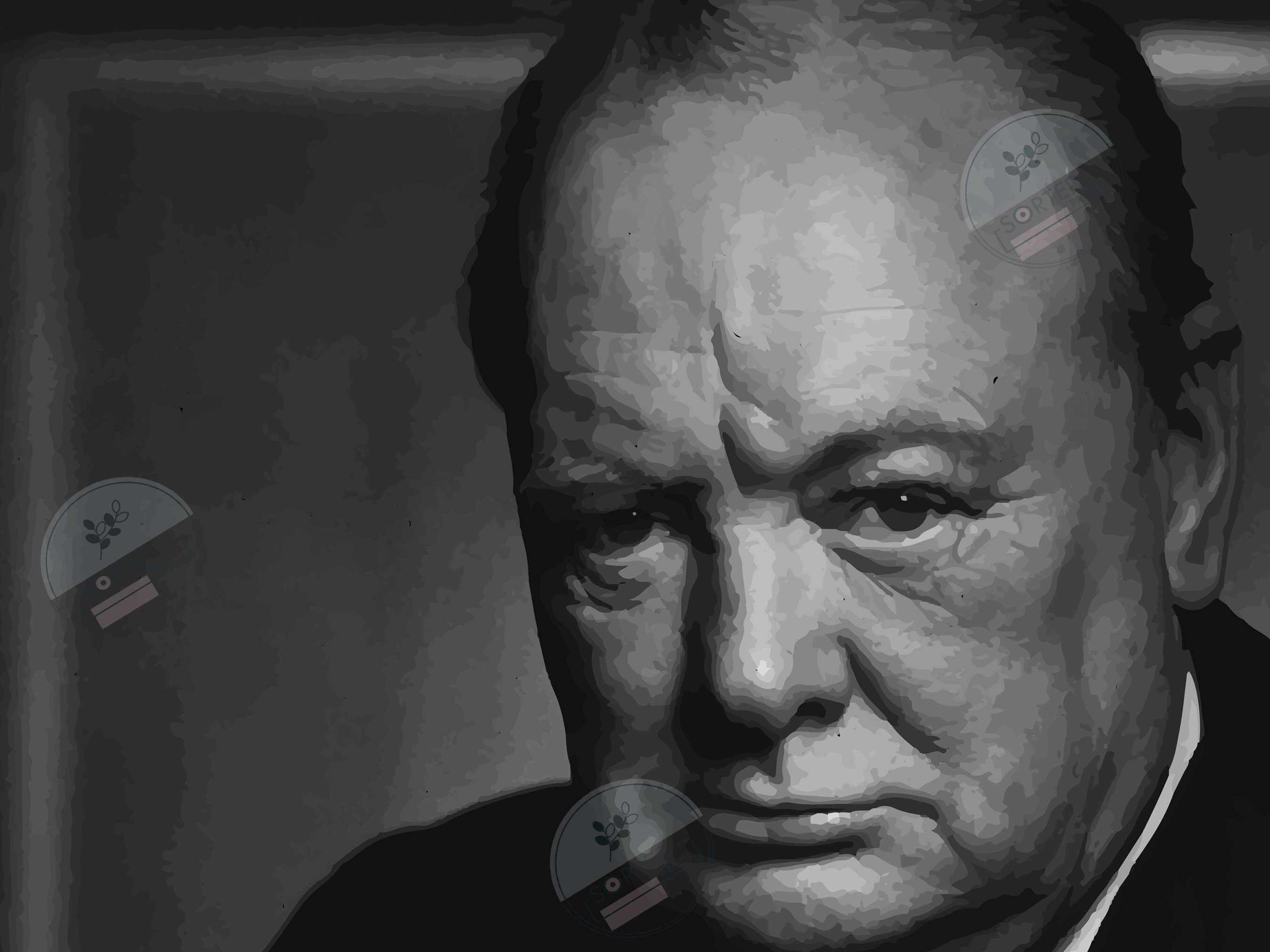 Winston Churchill Poster Vintage Home Decor Winston - Etsy