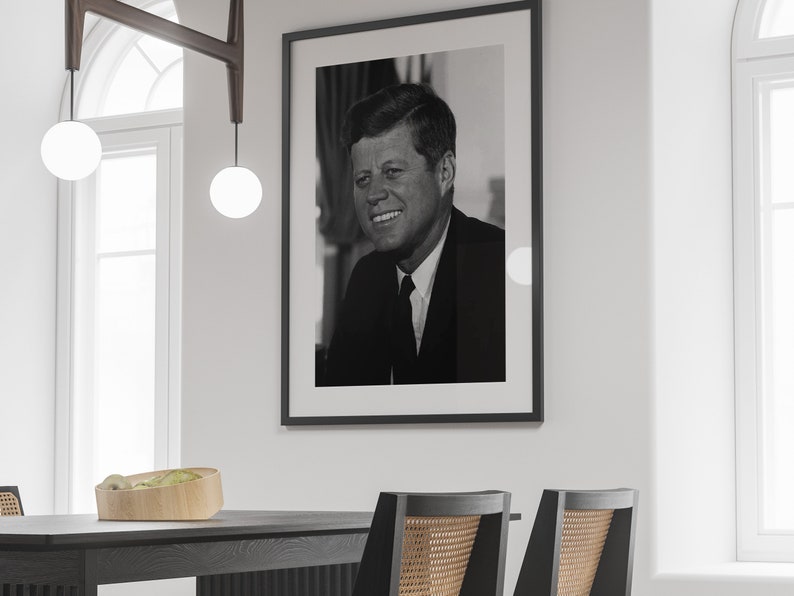 President John F Kennedy Poster Vintage Print JFK Poster - Etsy