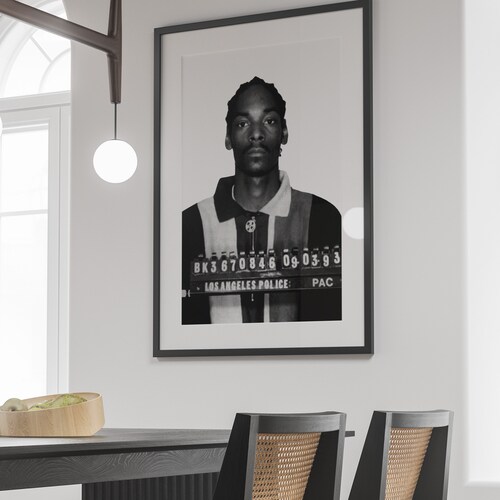 Mugshot Poster Black and White Celebrity Mugshot Vintage - Etsy