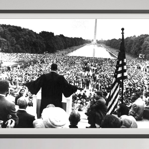 Martin Luther King I Have a Dream Poster - Etsy