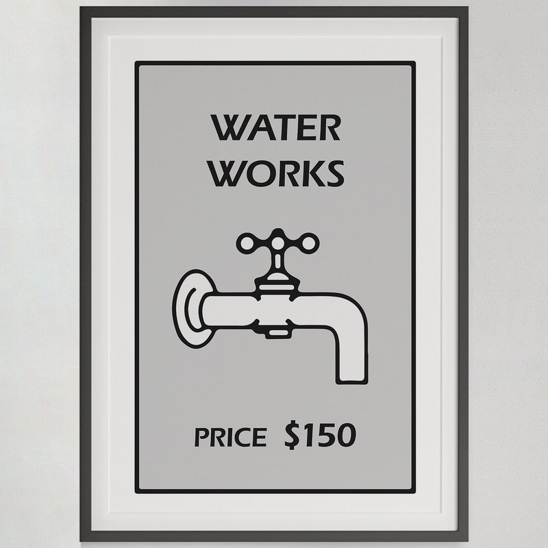 Monopoly Bathroom - Etsy