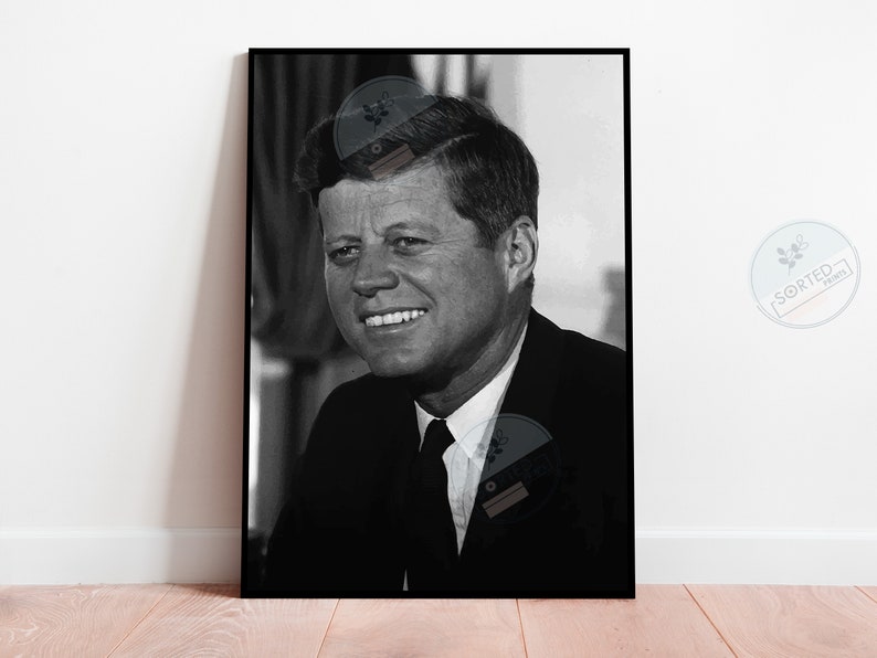 President John F Kennedy Poster Vintage Print JFK Poster - Etsy