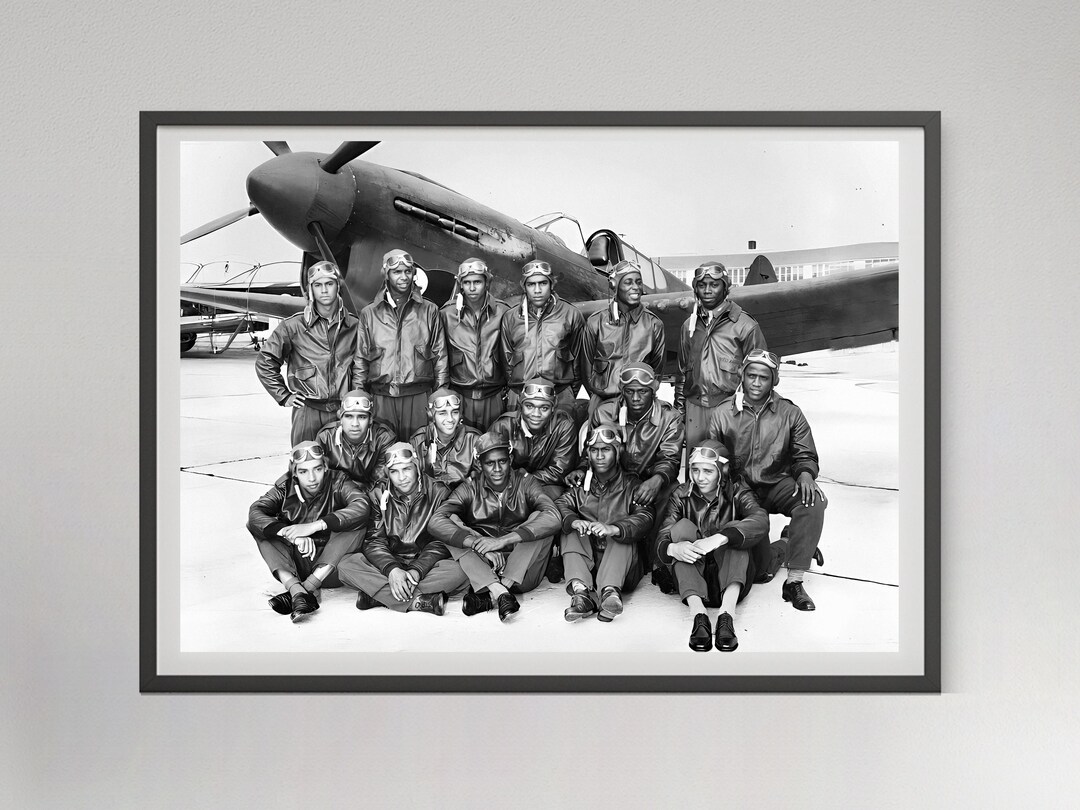 Tuskegee Airmen Print: African American Wall Art, Black History Month ...