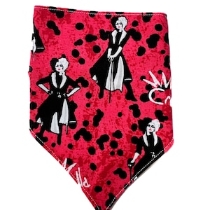 Cruella De Vil Dog Bandana - Pet Scarf - Etsy