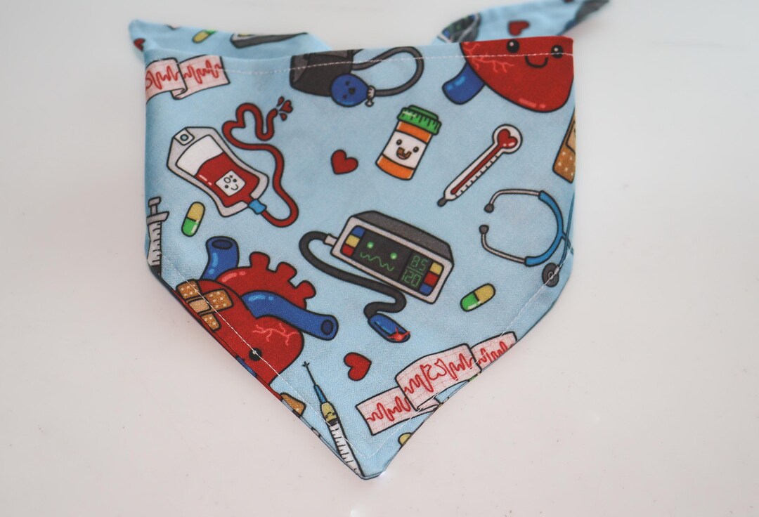 Medical Pet Bandana - Nurse Dog Scarf - Veterinarian - Doctor - Etsy
