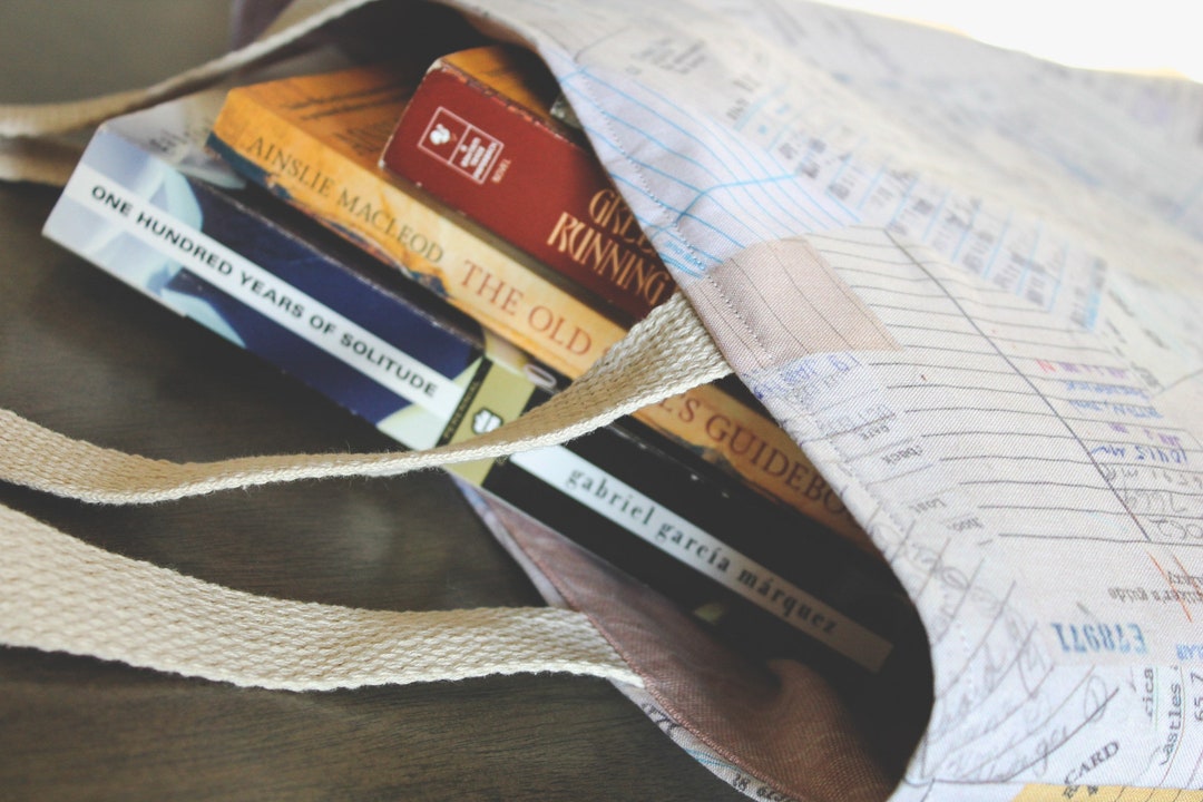 Check Me Out Tote - Library Bag - Book Bag - Etsy