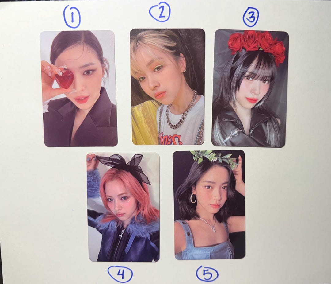Ryujin Official Photocard - Etsy
