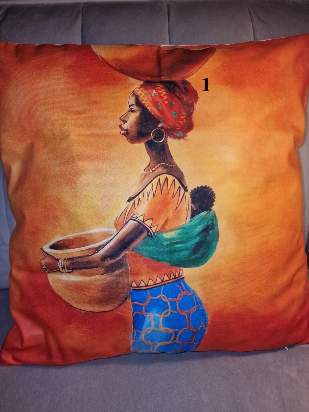 African People Themed Cushion Covers, Cushion Cases, Man and Woman ...