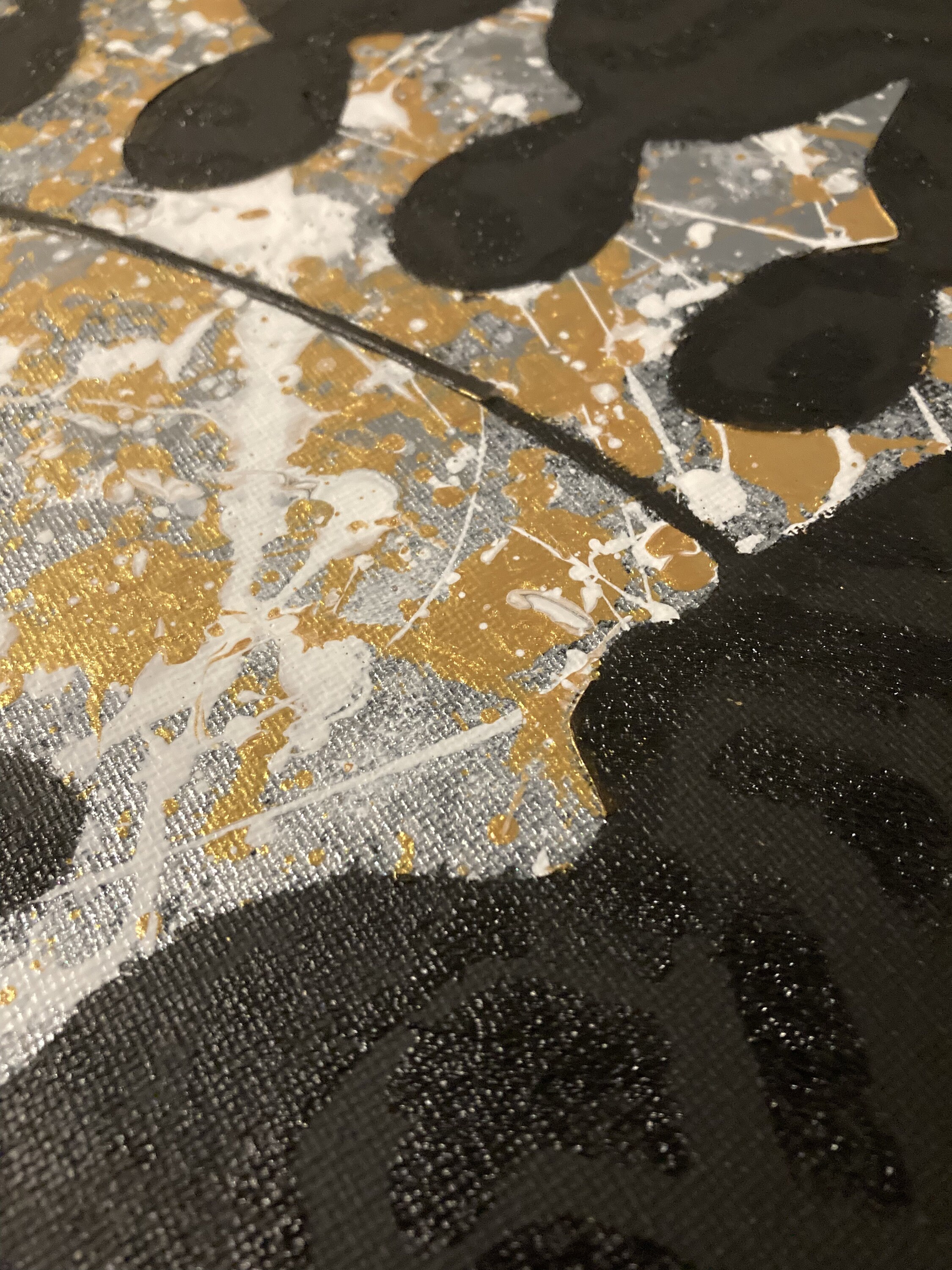 Royal Dripping Crown Acrylic Painting - Etsy