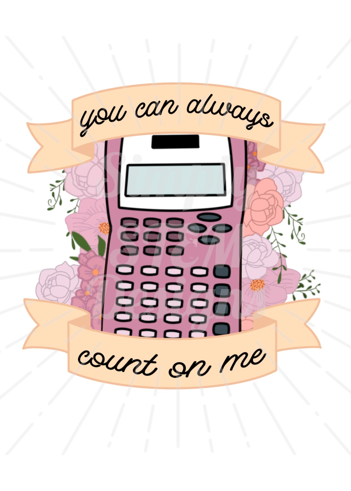 You Can Always Count on Me Math 5x7 Art Print Matte Photo - Etsy Hong Kong