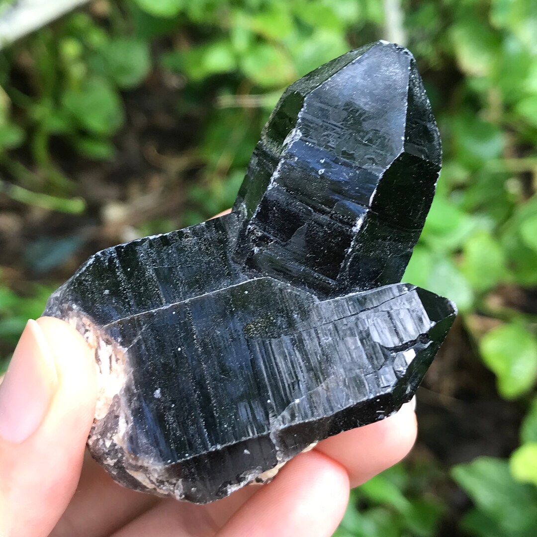 Solid Black Quartz Specimen From Vietnam Black Quartz Specimen - Etsy