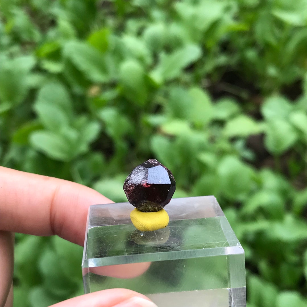 Tiny Almandine Garnet Specimen From Vietnam/ Dark Red Almandine Garnet ...