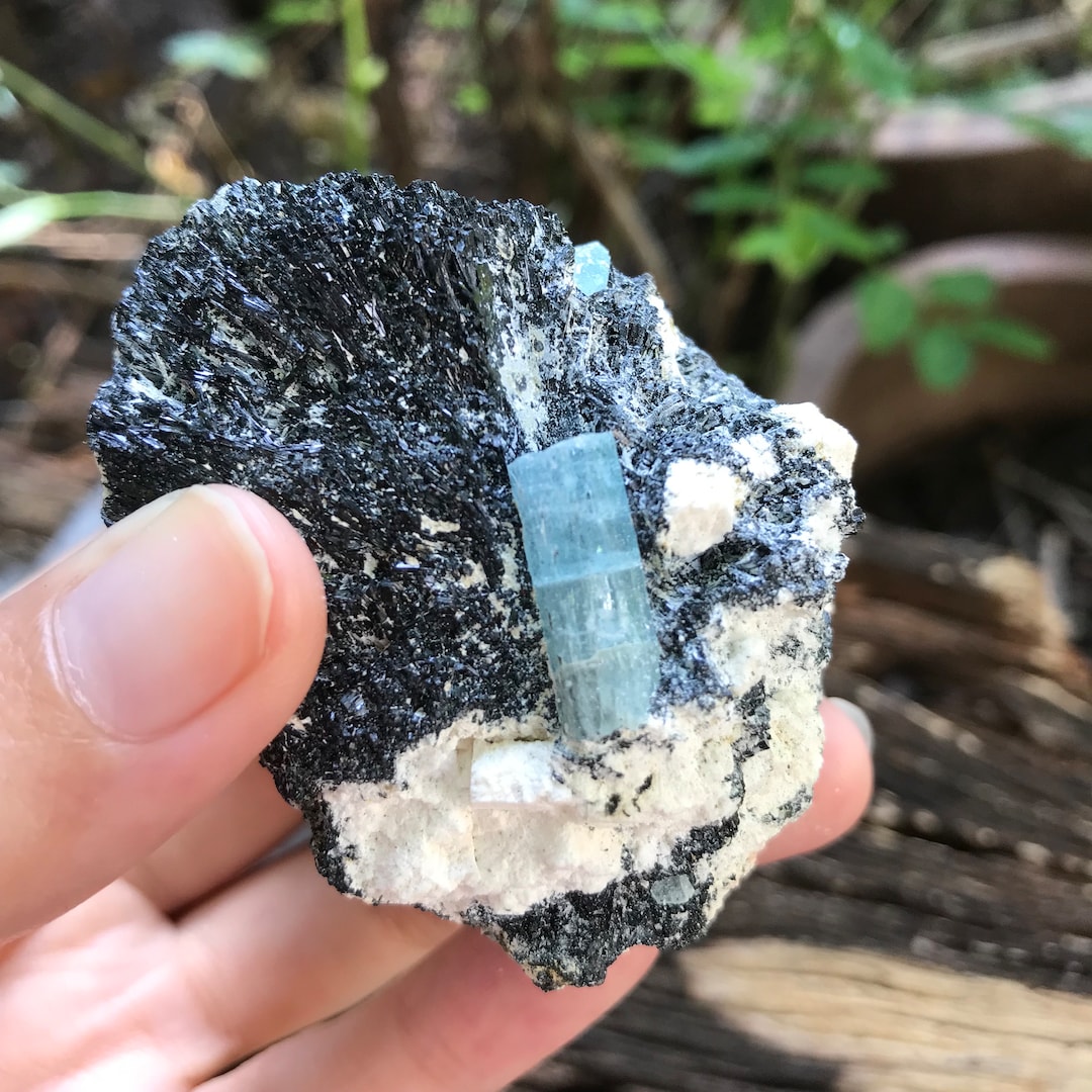 Aquamarine Cluster Speciman From Vietnam/ Big Aquamarine Specimen/ Raw ...