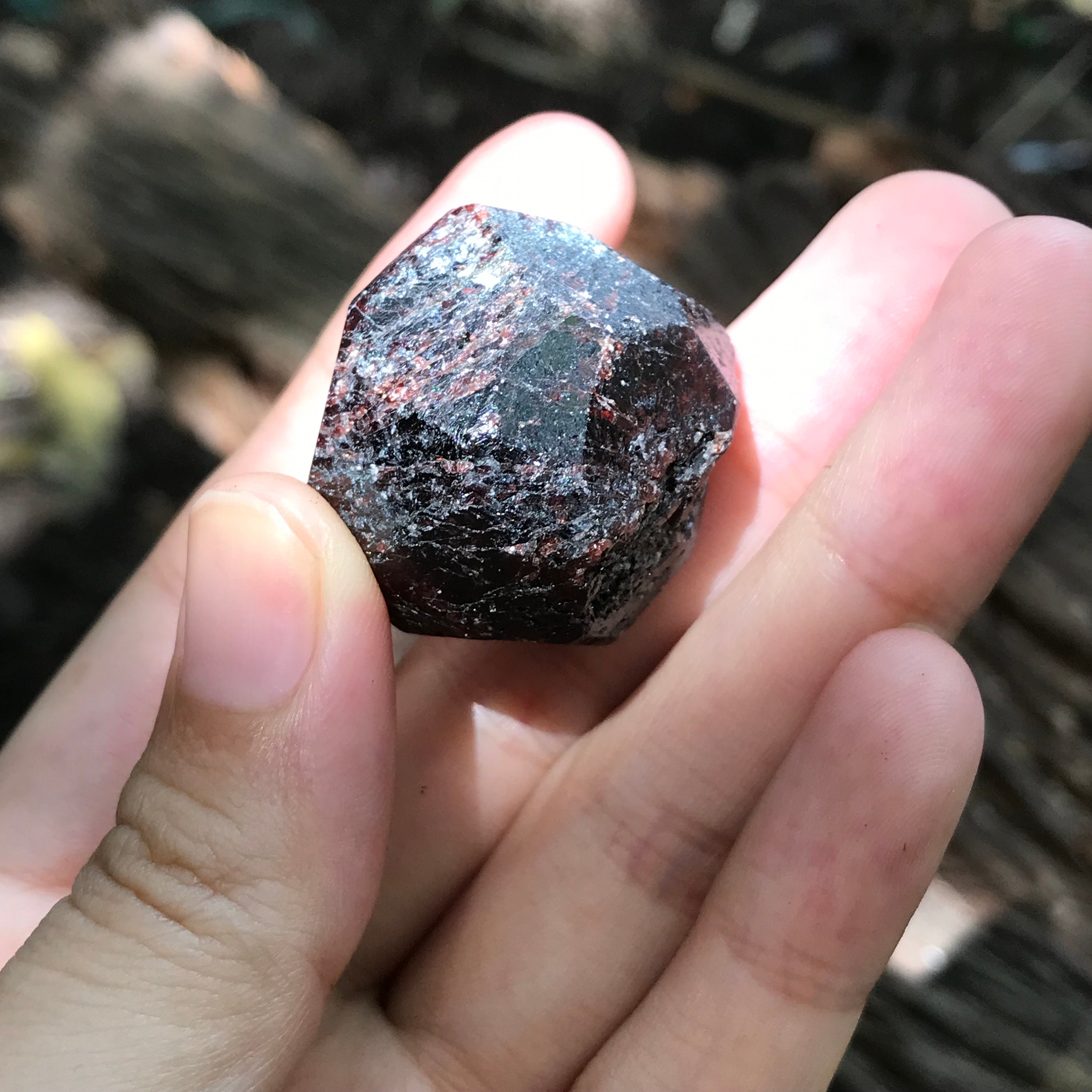Almandine Garnet Specimen From Vietnam/ Dark Red Almandine Garnet ...