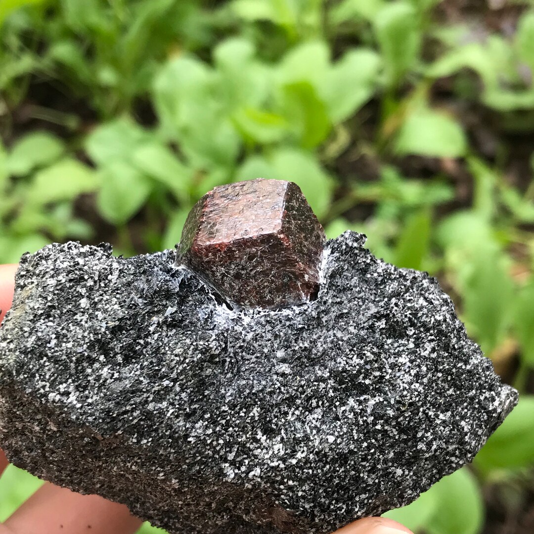 Almandine Garnet Specimen From Vietnam/ Dark Red Almandine Garnet ...