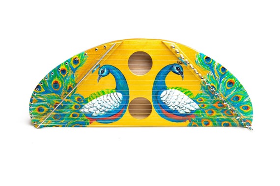 Soundboard Harp peacock 18 Strings lyre Harp - Etsy