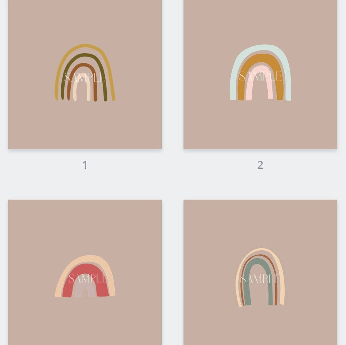 Boho Rainbow Highlight Buttons Set of 15 - Etsy