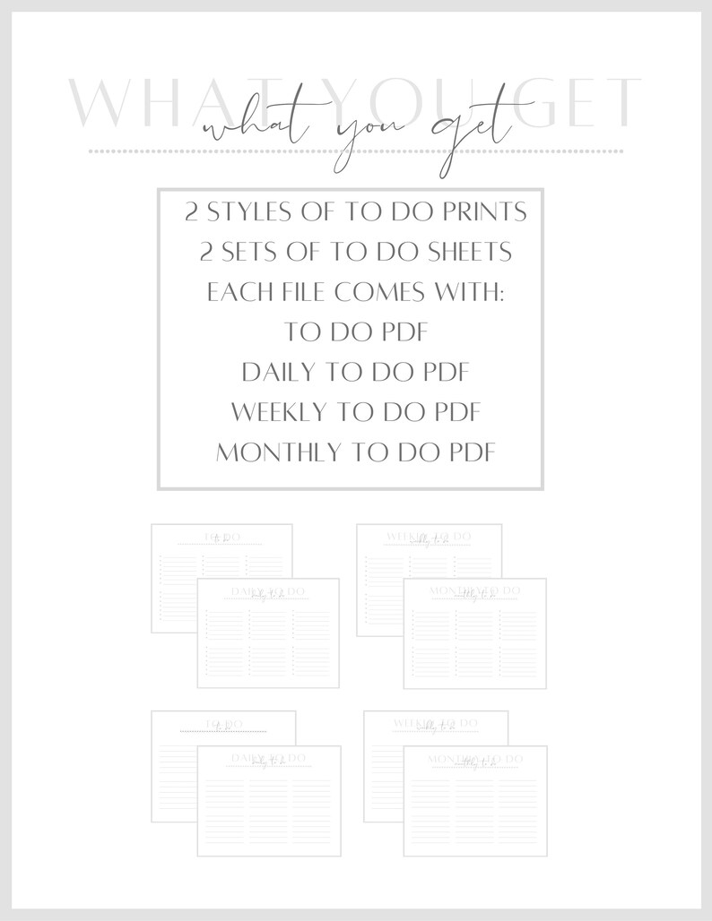 Smoke to Do Printable | Daily Organization | Horizontal to Do | to Do ...