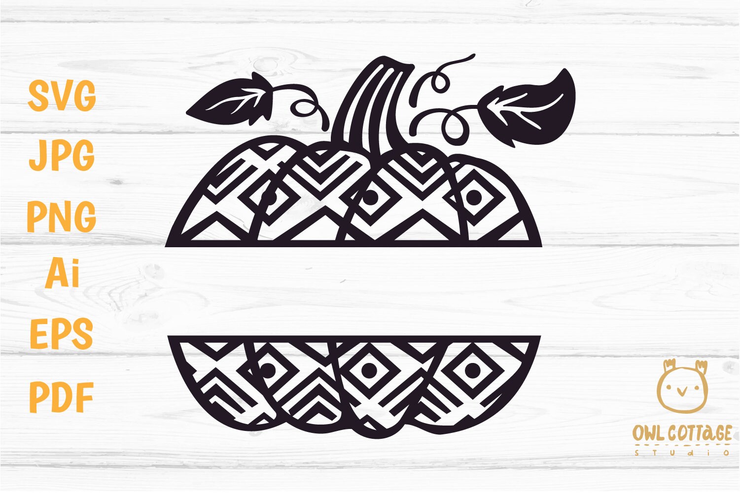 Aztec Pumpkin Svg Patterned Pumpkin Cut File Pumpkin Vinyl - Etsy