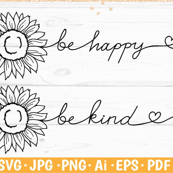 Sunflower Stem Svg - Etsy