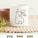 Easter Bunny SVG Cute Bunny Drawing, Easter Pictures, Bunny Svg, Easter ...
